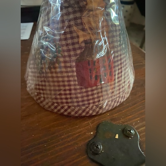 Accents | Table Top Primitive Plaid Folk Art House Weeping Willow Tree ...